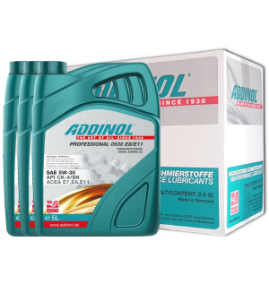 Addinol Professional 0530 E8/E11 / 3 x 5 Liter